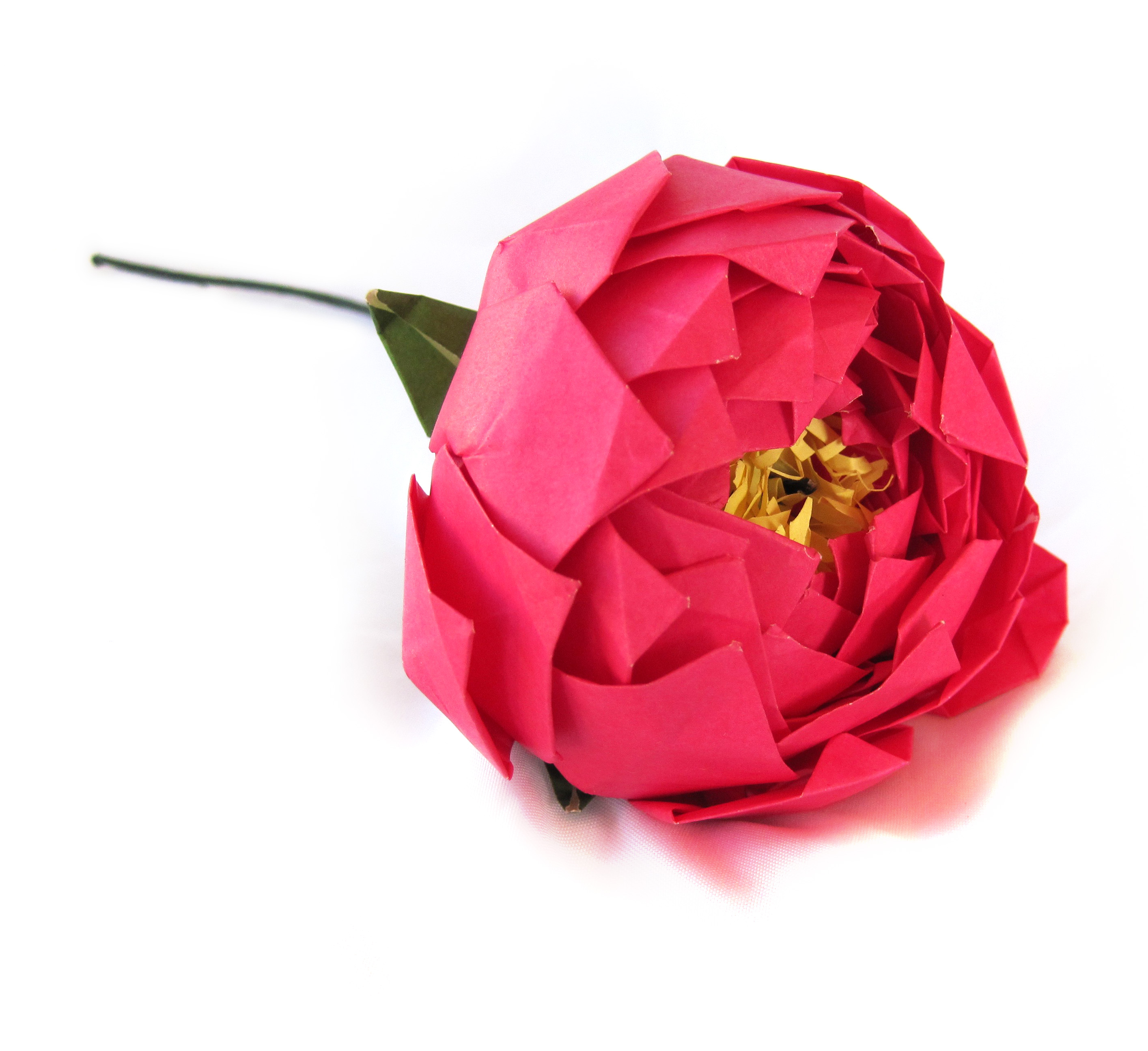 Paper Peony Premium Origami Peony Graceincrease Custom Origami Art